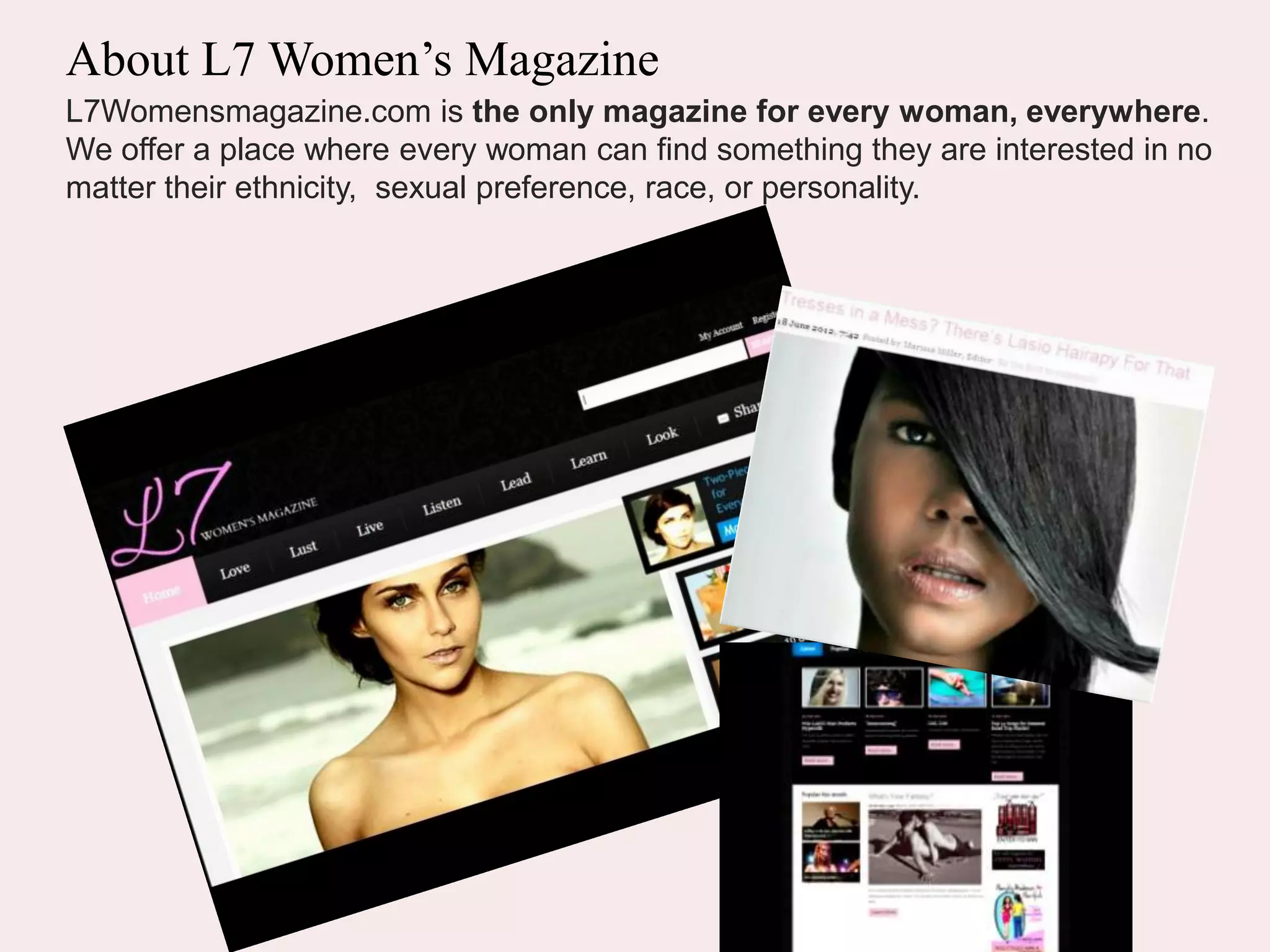 L7 Women's Magazine Media Kit | PPT