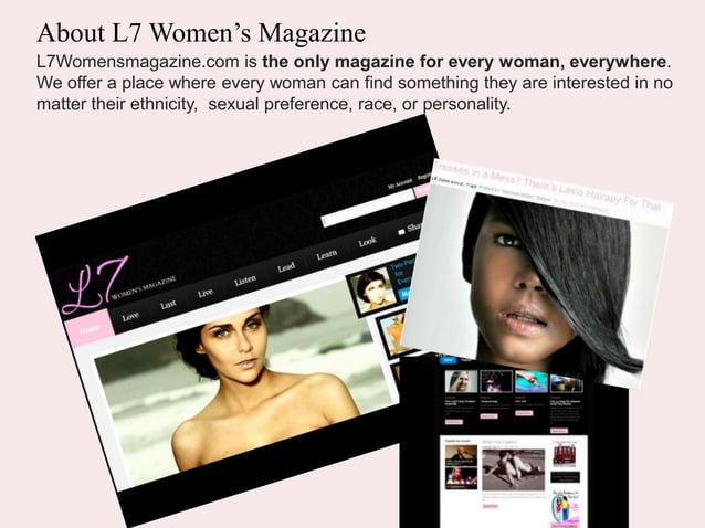 L7 Women's Magazine Media Kit | PPT