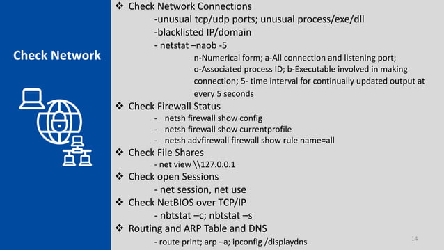 Windows Live Forensics 101 | PPTX