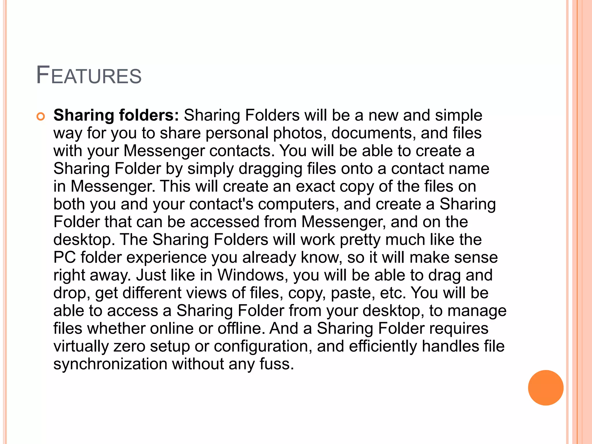 Windows live messenger version2 | PPTX