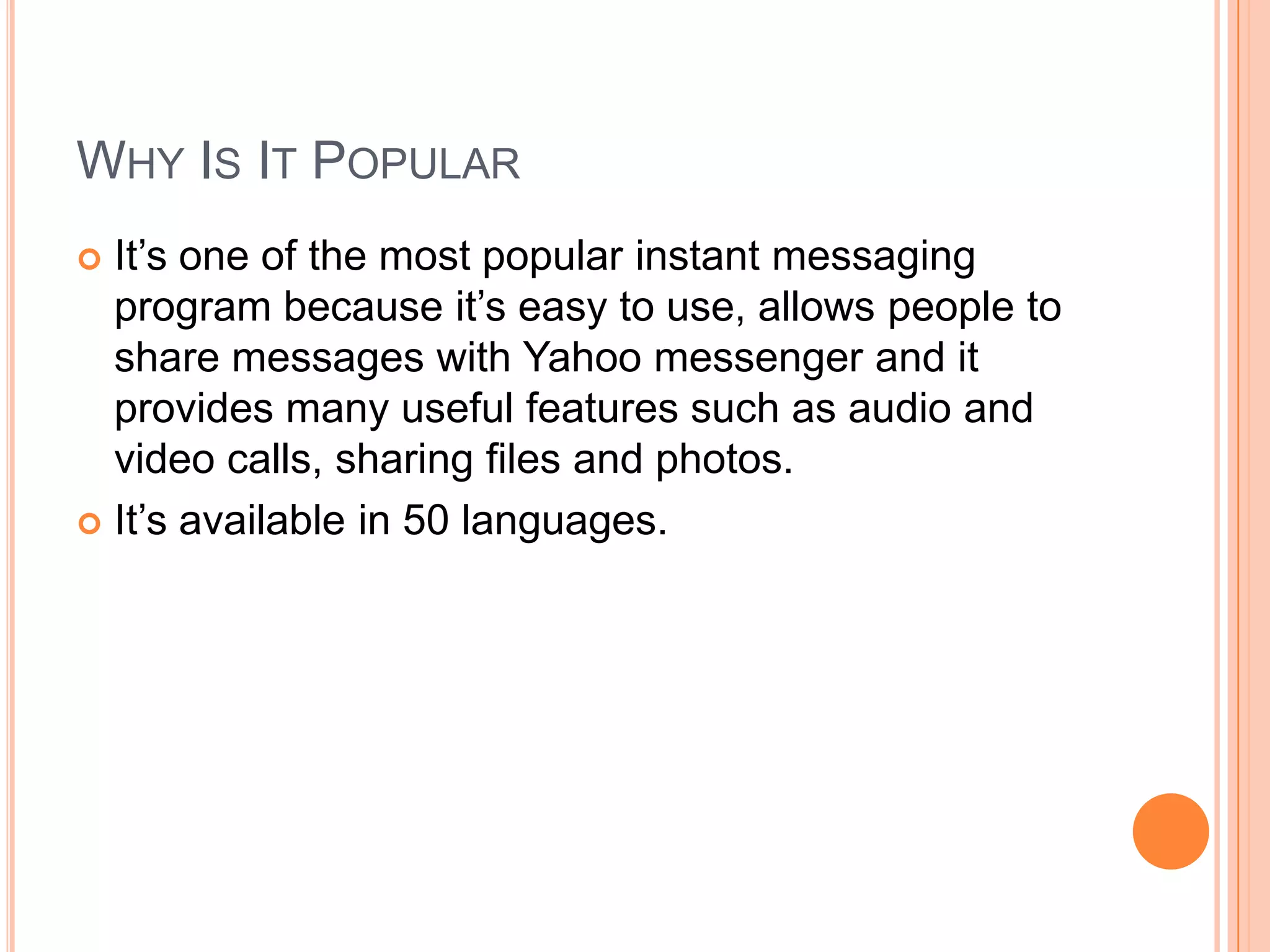 Windows live messenger version2 | PPTX