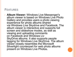 Windows live messenger version2 | PPTX