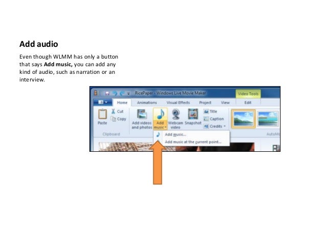 Windows Live Movie Maker Tutorial