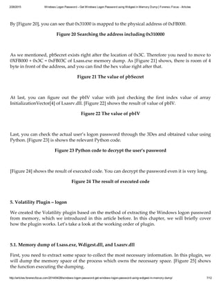 Windows logon password – get windows logon password using wdigest in memory dump forensic focus ...