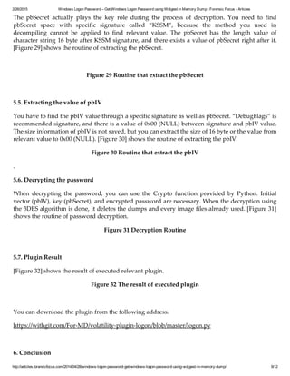 Windows logon password – get windows logon password using wdigest in memory dump forensic focus ...