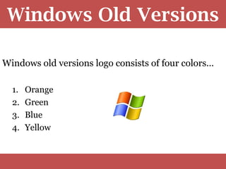 Windows Logos | PPTX