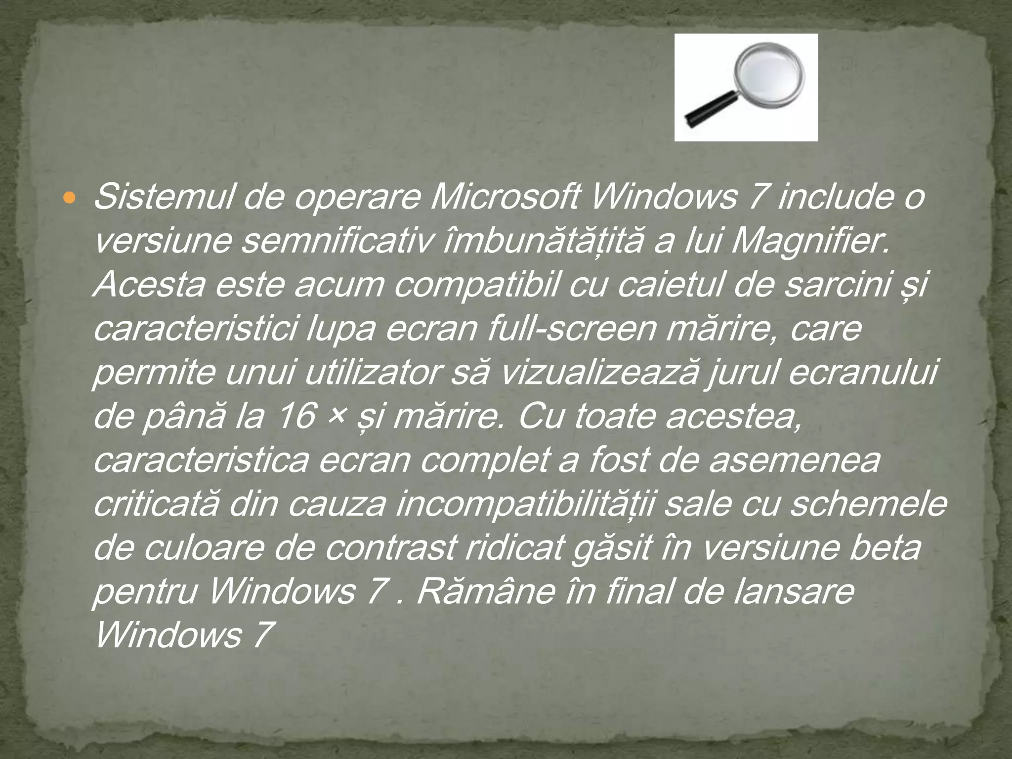 Windows magnifier | PPT