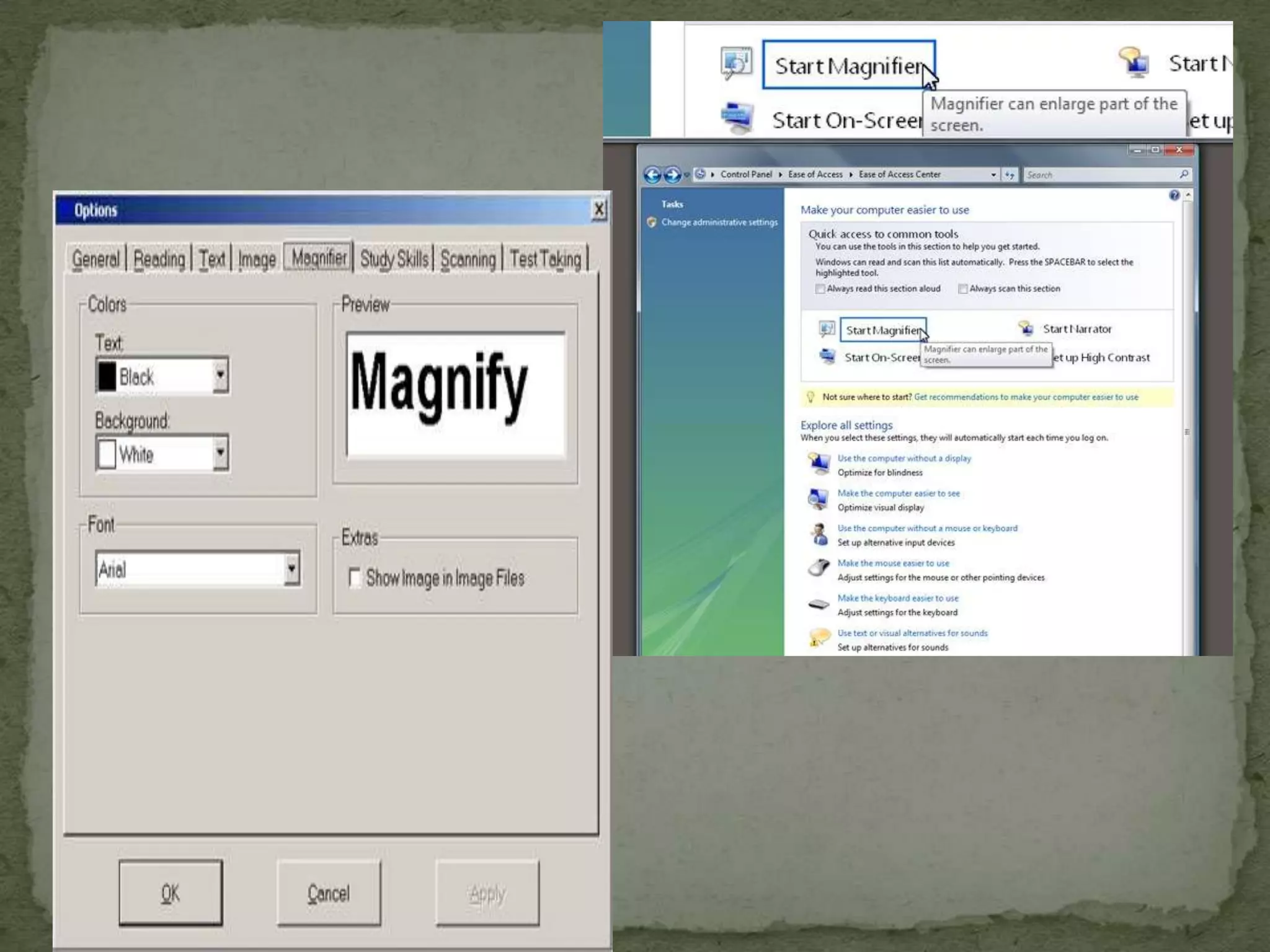 Windows magnifier | PPT