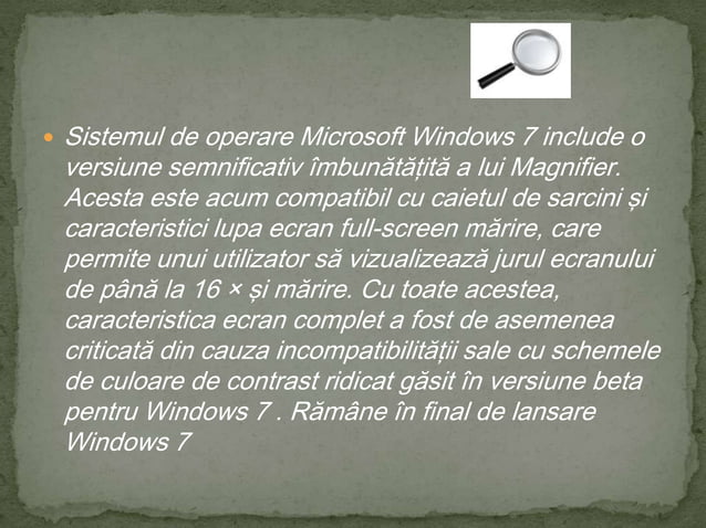 Windows magnifier | PPT
