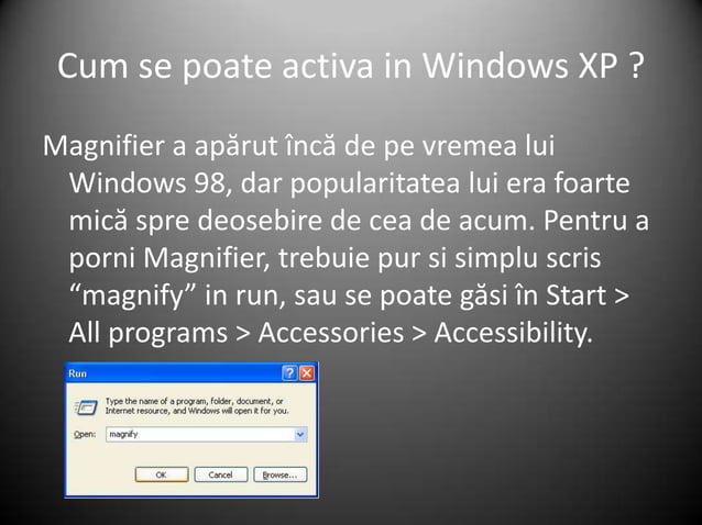 Windows magnifier | PPTX