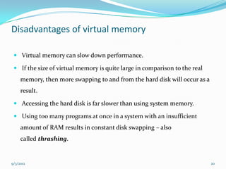 Windows memory management | PPTX