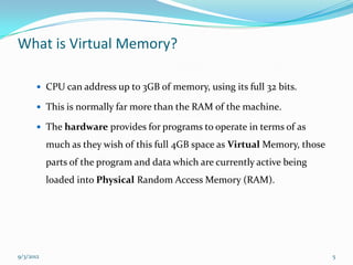 Windows memory management | PPTX