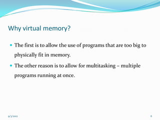 Windows memory management | PPTX