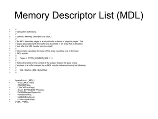 Windows memory manager internals | PPT