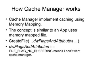 Windows memory manager internals | PPT