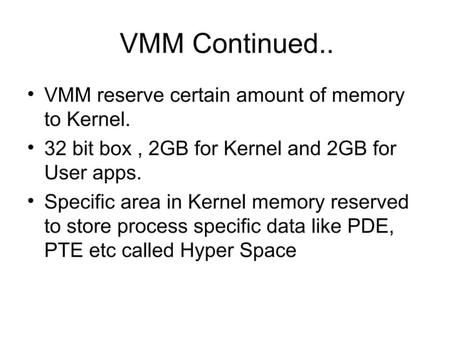 Windows Memory Manager Internals Ppt 