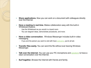 Windows messenger | PPT