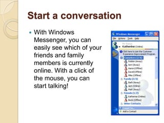Windows messenger | PPT