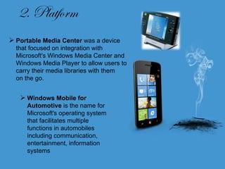 Windows Mobile | PPT