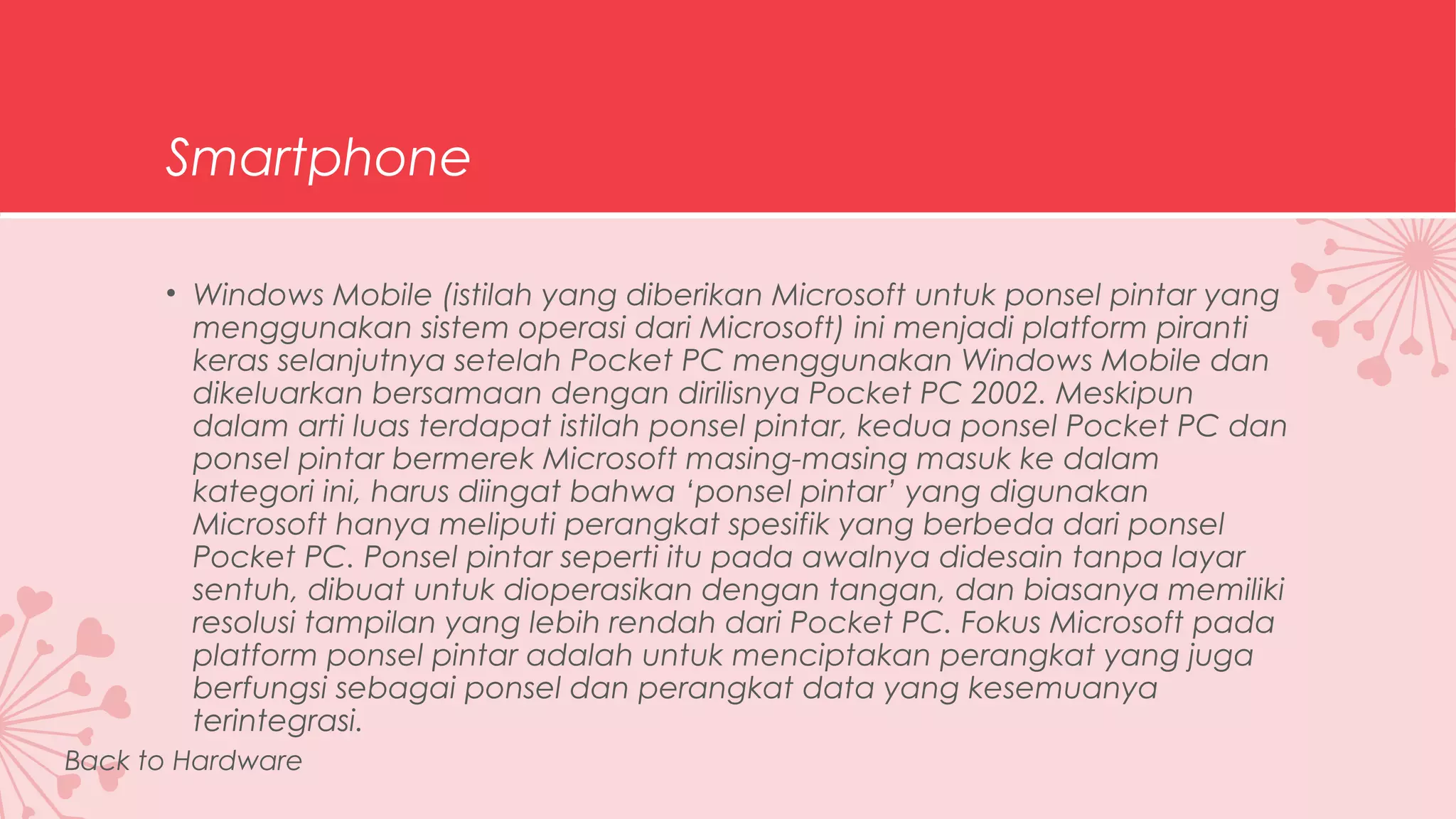 Windows Mobile | PPT