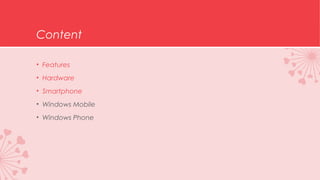 Windows Mobile | PPT