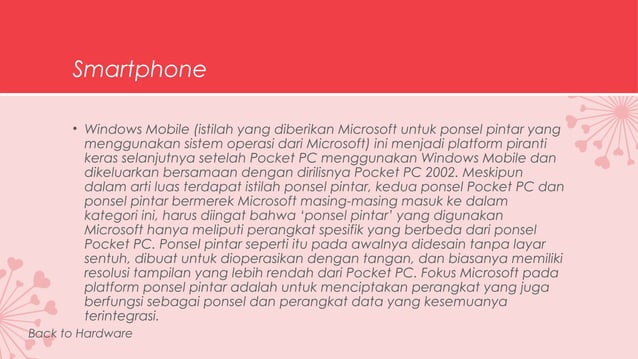 Windows Mobile | PPT