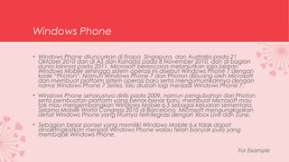 Windows Mobile | PPT