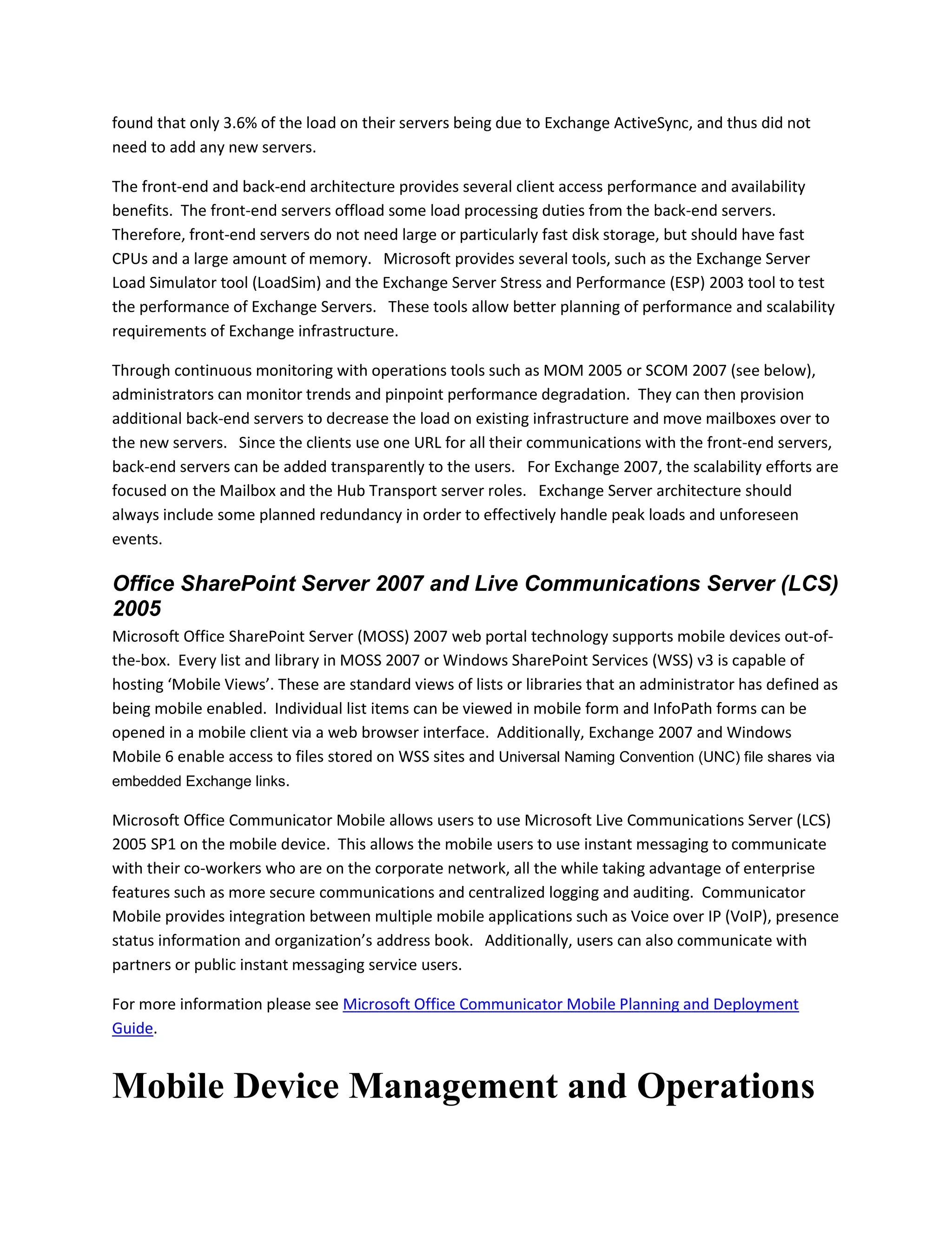 Windows mobile architecture_overview | PDF
