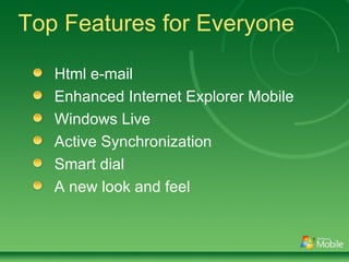 Windows Mobile Presentation | PPT