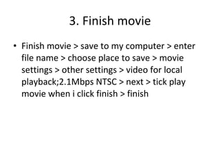 Windows Movie Maker | PPT