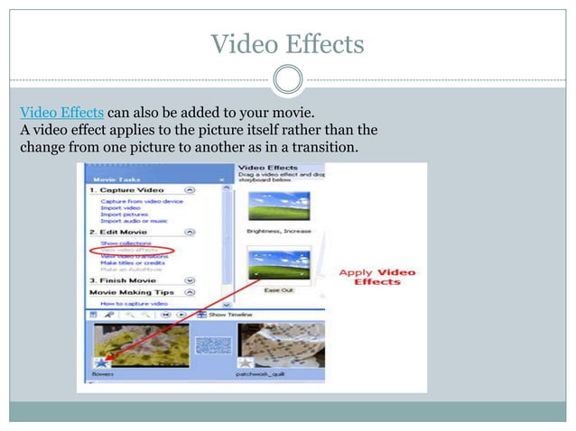 Windows movie maker tutorial | PPTX | Video Production | Content Production