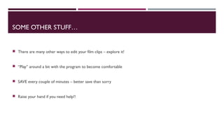 Windows movie maker_tutorial | PPT