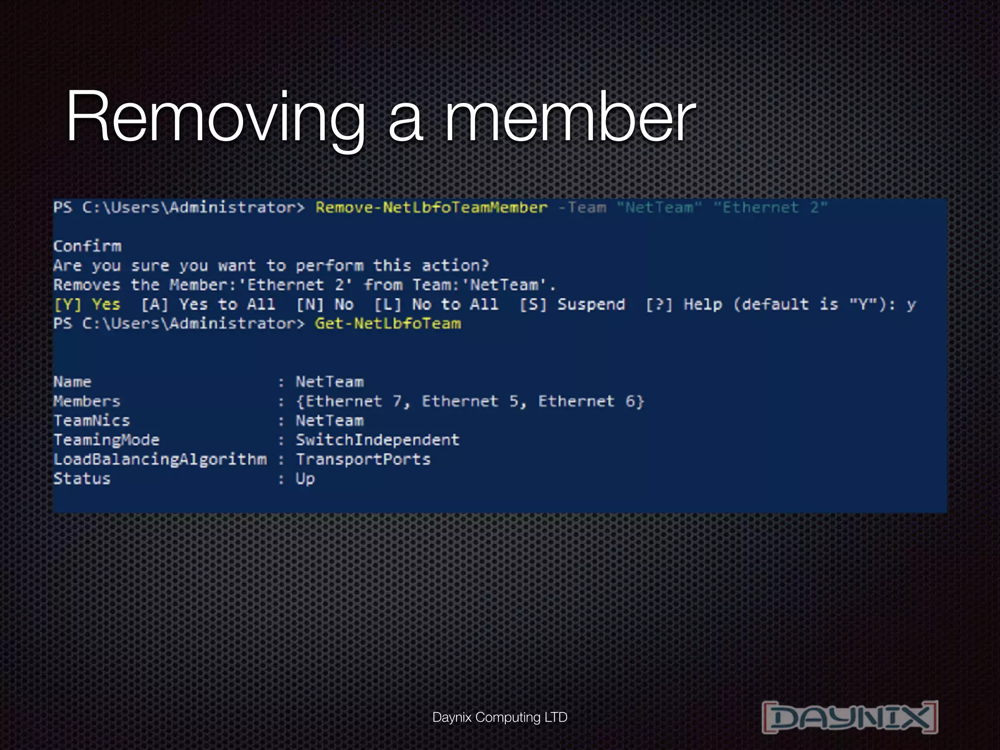 Windows network teaming | PPT