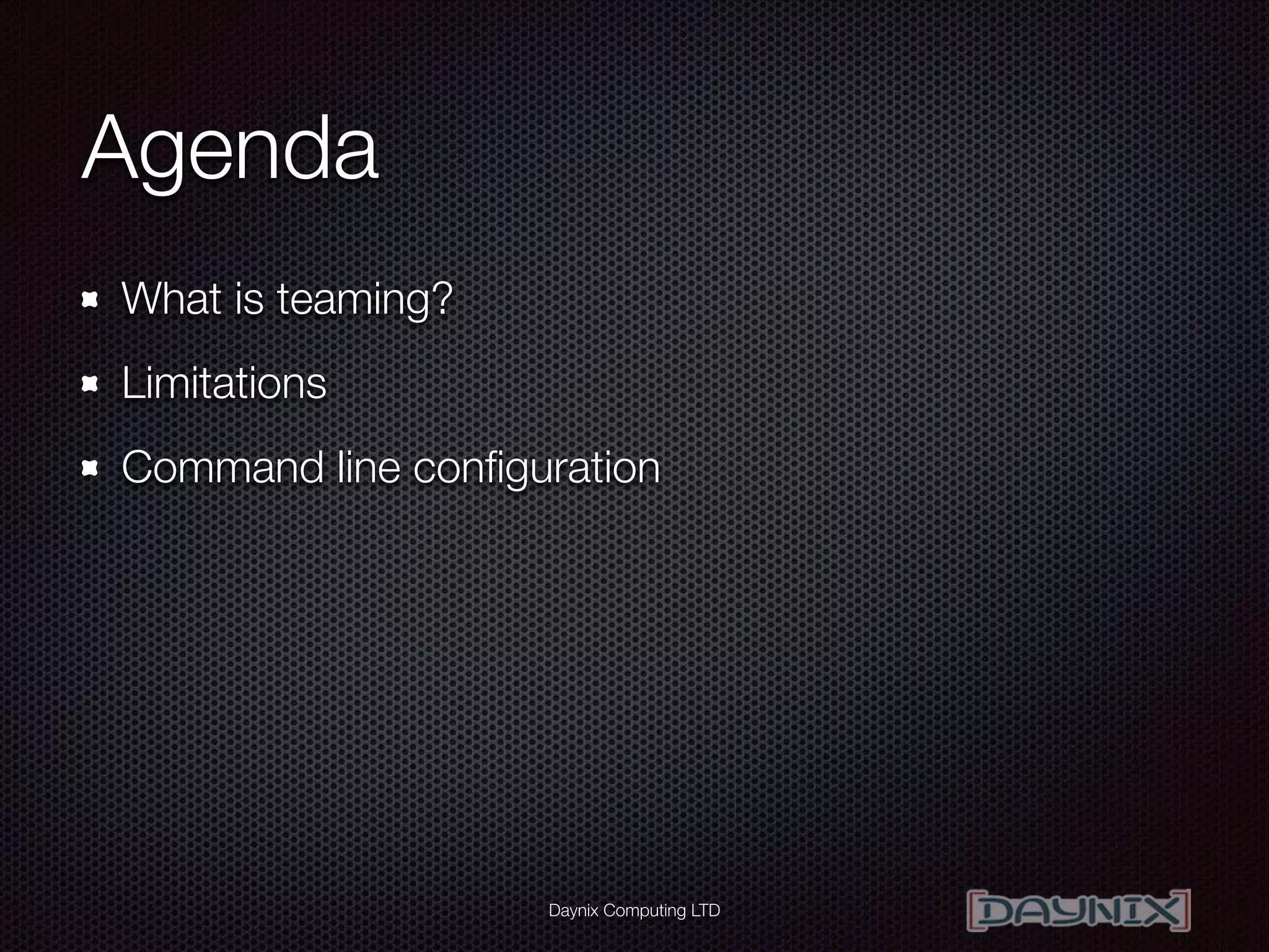 Windows network teaming | PPT