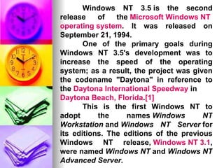 Windows Nt 3 | PPT