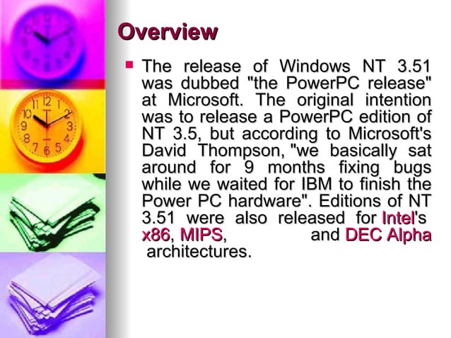 Windows Nt 3 | PPT