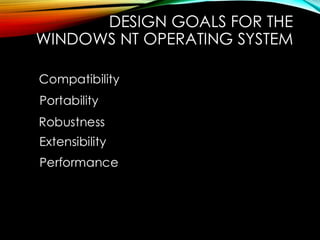 Understanding Windows NT Internals - Part 1 | PPT
