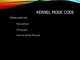 Understanding Windows NT Internals - Part 3 | PPT
