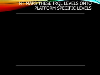Understanding Windows NT Internals - Part 3 | PPT