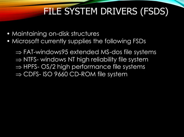 Understanding Windows NT Internals - Part 3 | PPT