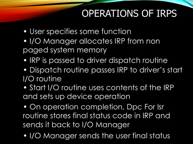 Understanding Windows NT Internals - Part 4 | PDF