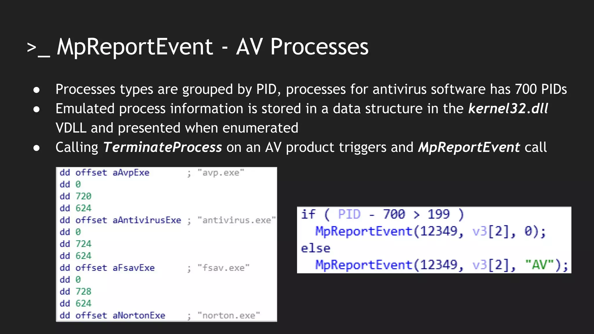 Windows Offender_ Reverse Engineering Windows Defender's Antivirus ...