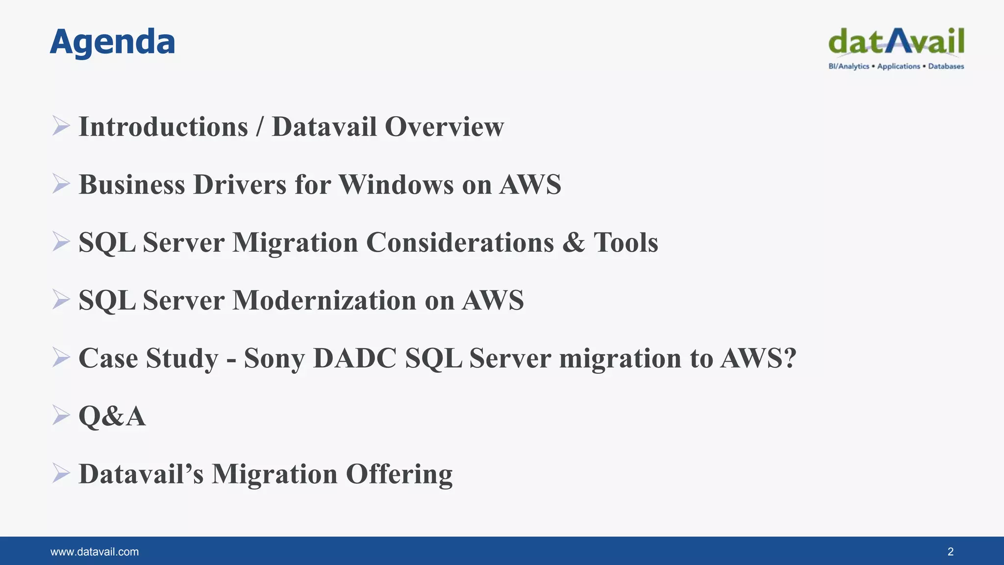 Windows on AWS | PPTX