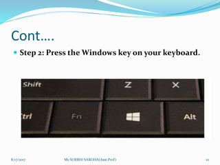 Windows operating environment(unit 4) | PPTX