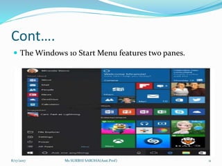 Windows operating environment(unit 4) | PPTX