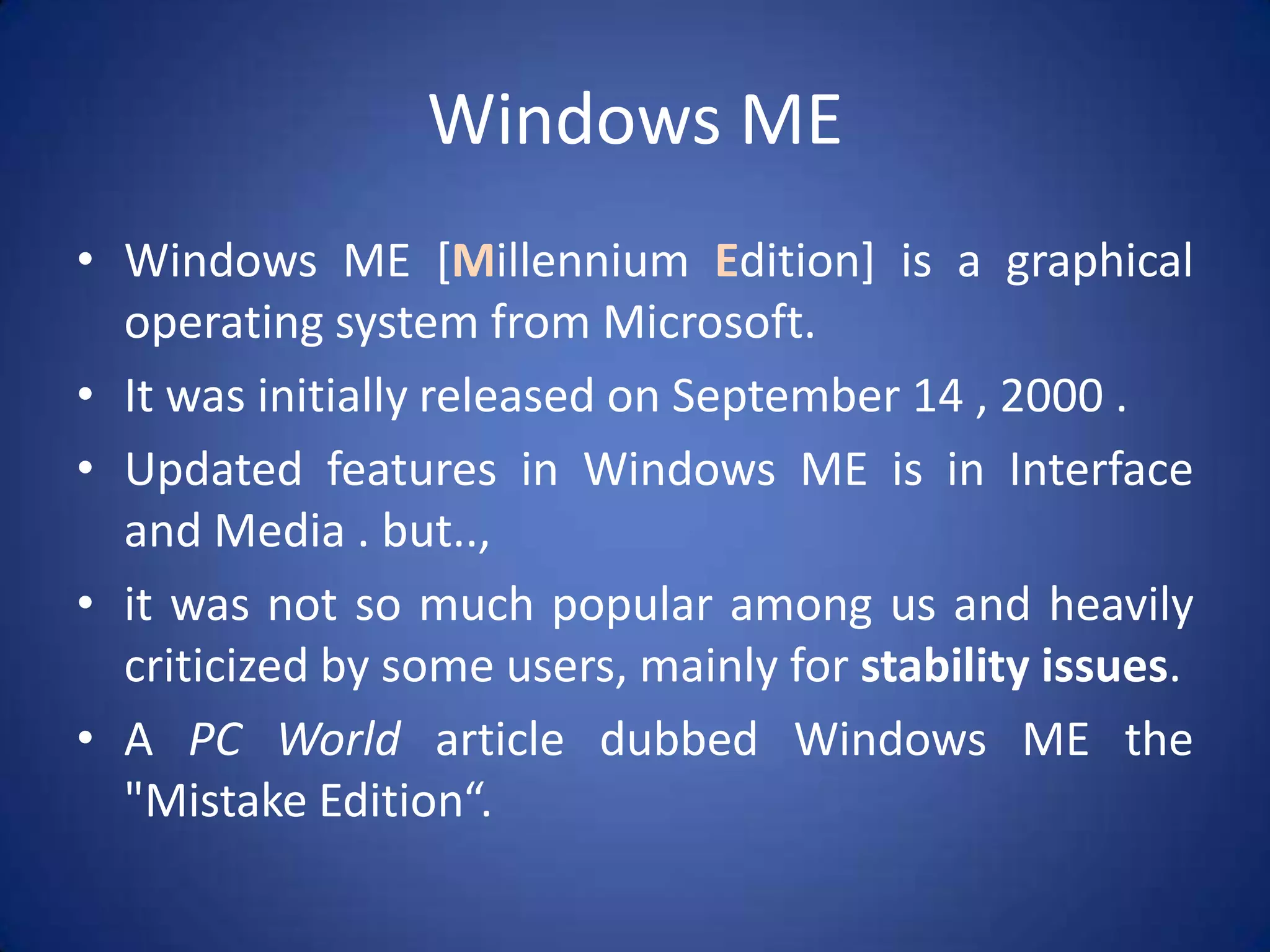 Windows operating system | PPTX