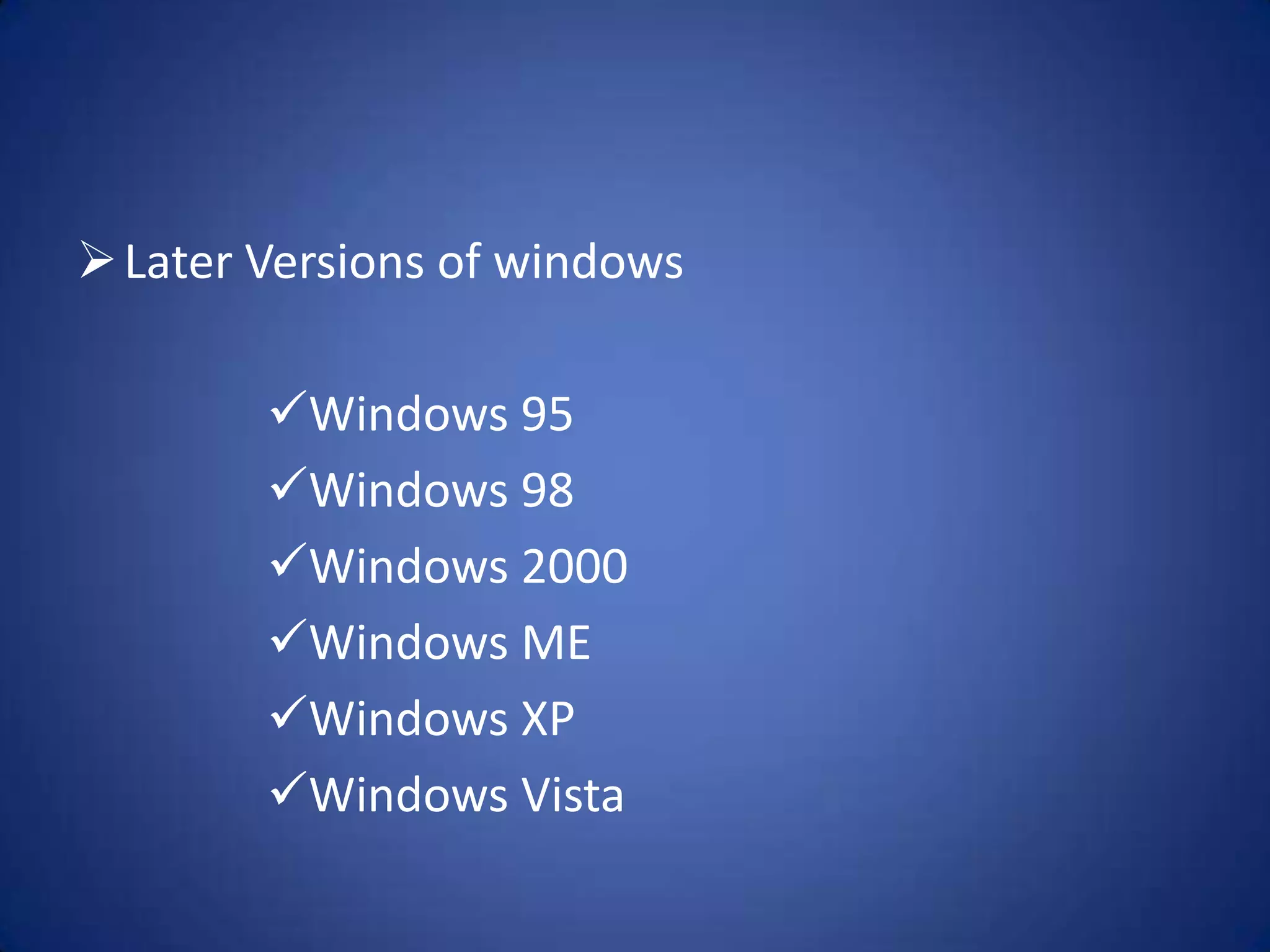 Windows operating system | PPTX