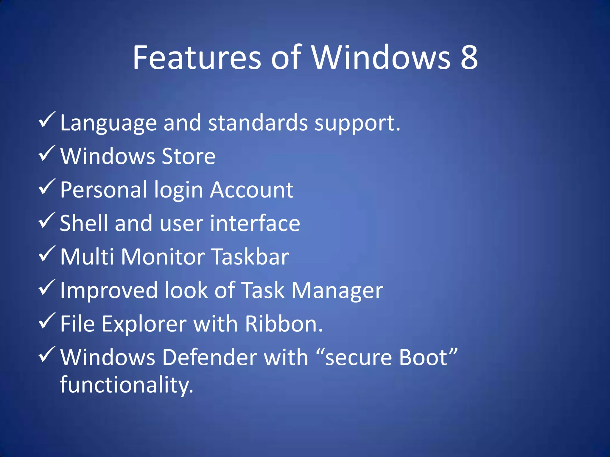 Windows operating system | PPTX