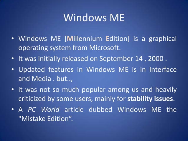 Windows Operating System Pptx Operating Systems Computer Software And Applications