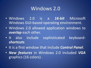Windows operating system | PPTX